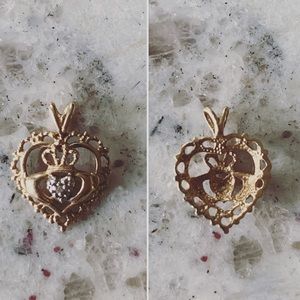 Jewelry | Real Gold Heart Pendant | Poshmark